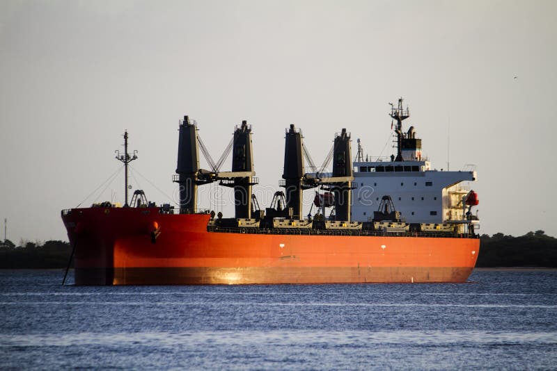 Big cargo ship stock photo. Image of large, vessel, heavy - 105997968