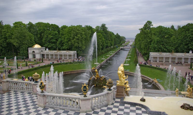 Big cascade stock image. Image of classical, flowing - 17354311