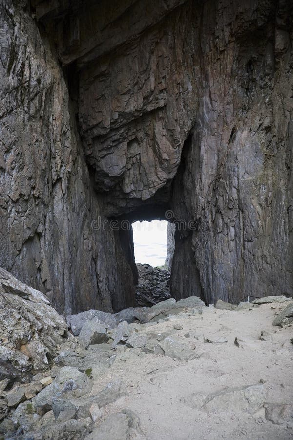 Big cave stock image. Image of scenery, crevasse, natural - 66981997