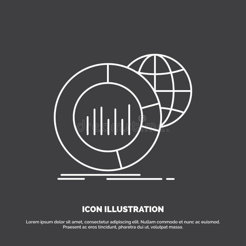 Big, Chart, Data, World, Infographic Icon. Line Vector Symbol for UI ...