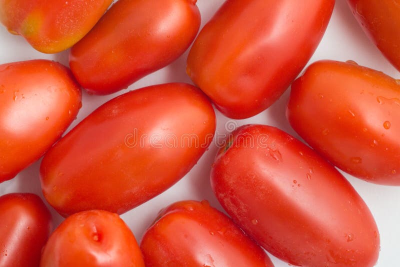 Big Cherry Tomatoes Background Stock Photo - Image of juicy, tomato ...