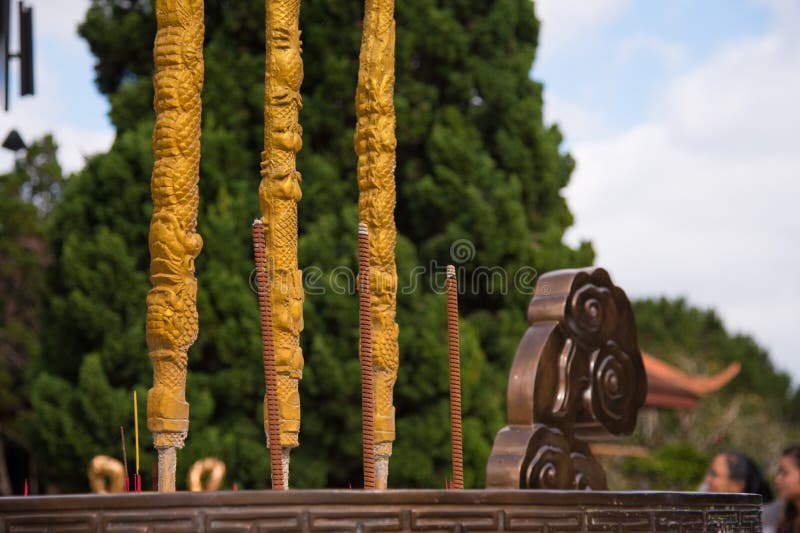 Big Chinese incense. stock image. Image of asian, east - 89816325