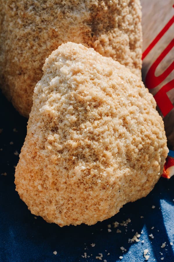 Big Chunk of Brown Himalayan Salt Stock Photo - Image of nature, spice ...