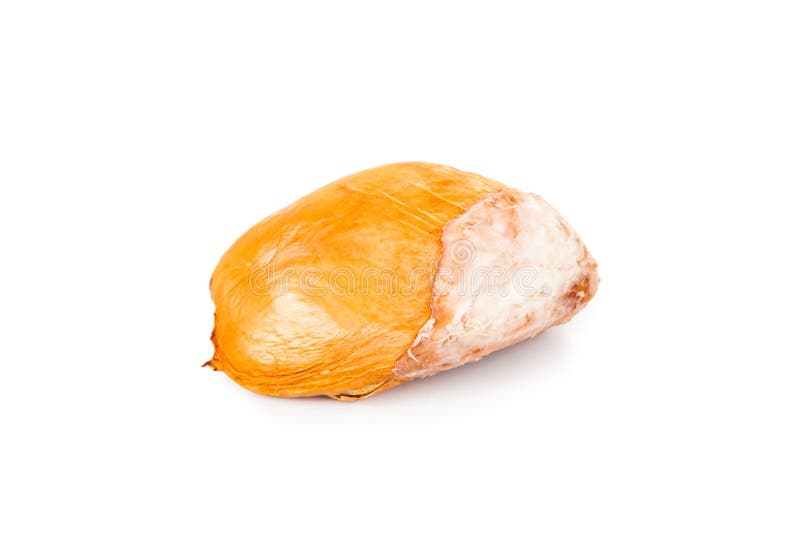 Big, Chunky, Round, and Hard Durian Fruit Seeds Isolated in White Stock ...