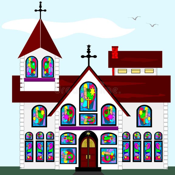 Big Church Window Stock Illustrations – 292 Big Church Window Stock ...