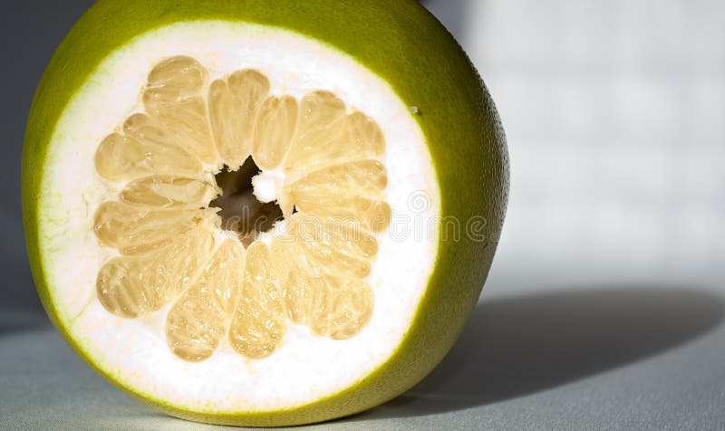 Big citrus grandis stock image. Image of eating, juice - 7467309