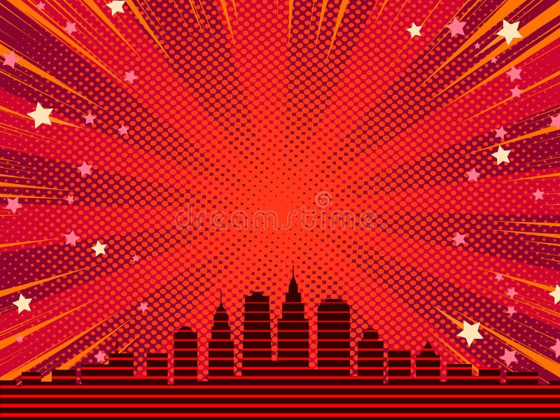 Comic Book Buildings Background Stock Illustrations – 323 Comic Book ...