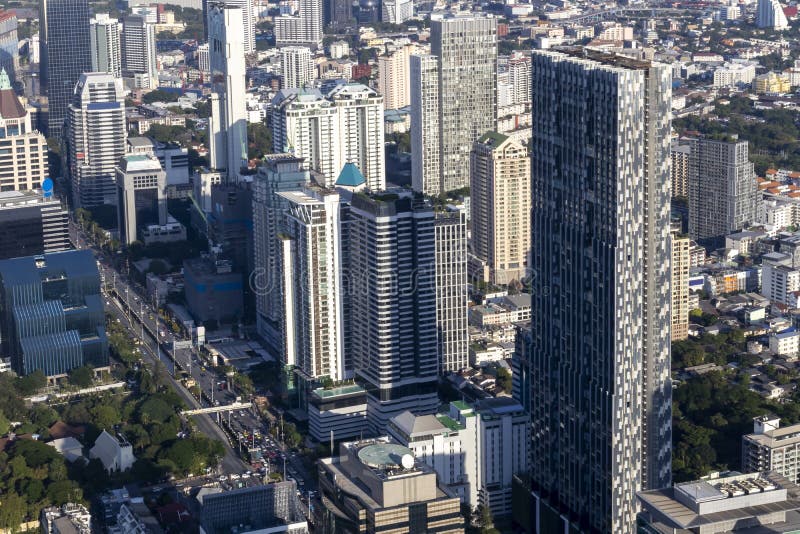 Big City during Daytime Panoramic View of the High-rise City Stock ...