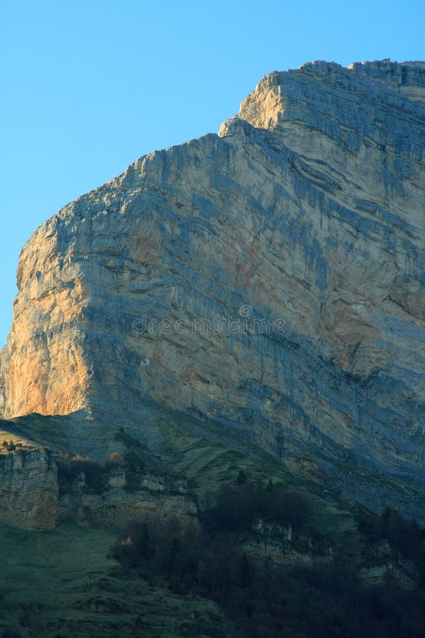 Big cliff stock photo. Image of light, mineral, cliff - 2258232