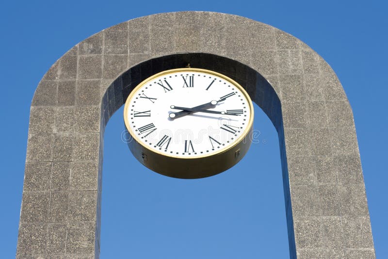 Big clock stock photo. Image of minute, dial, second - 17730324