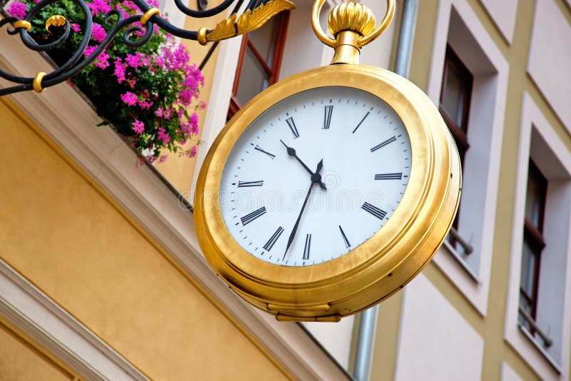 Big clock stock photo. Image of close, clock, summer - 19798320