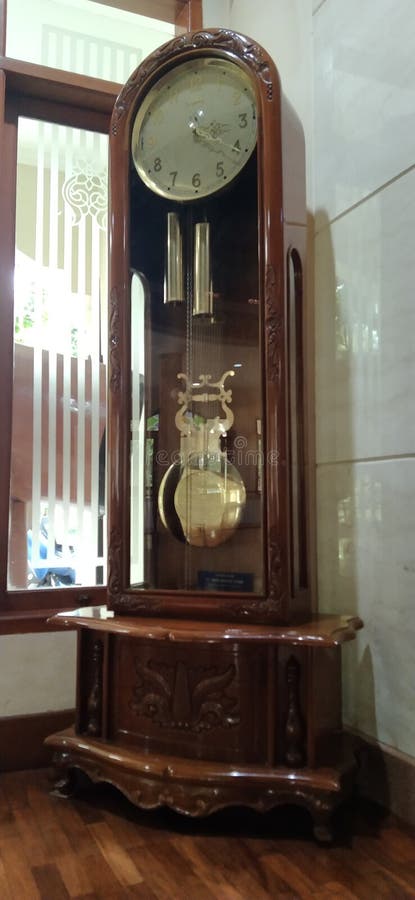 Big Clock at the Corner stock photo. Image of iron, cabinetry - 262492550