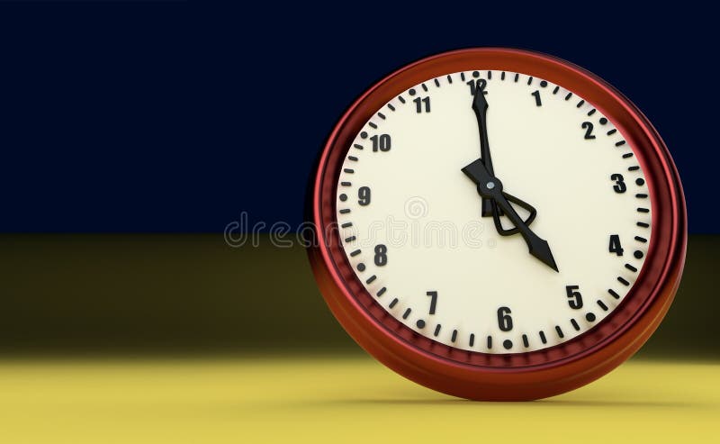Clock Five Past Stock Illustrations – 132 Clock Five Past Stock ...