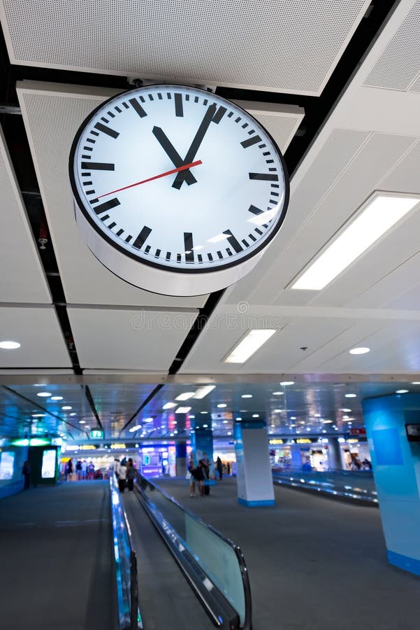 Big clock in metro stock photo. Image of passengers - 356688526