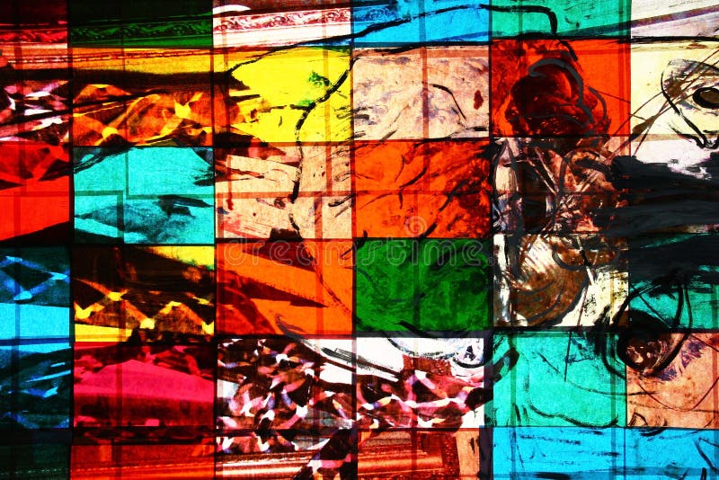 Abstract Cloth. Horizontal Arrangement. Stock Image - Image of ...