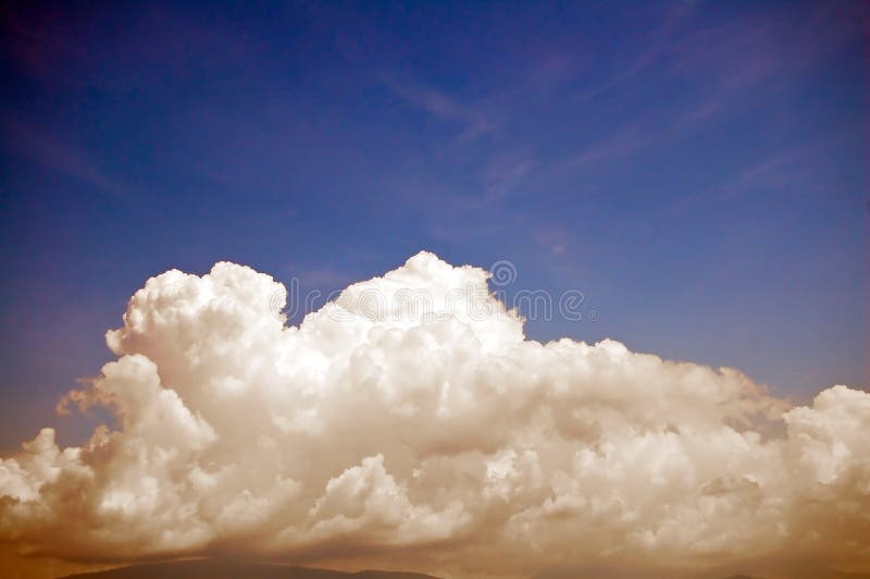 Big clouds stock image. Image of blue, color, fluffy - 15116625