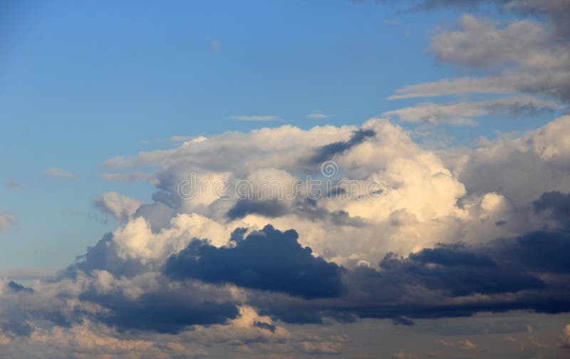 Big clouds six stock image. Image of white, summer, scenic - 172752211