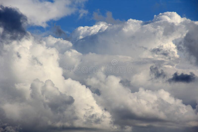 Big clouds two stock photo. Image of outdoor, sunlight - 172752314