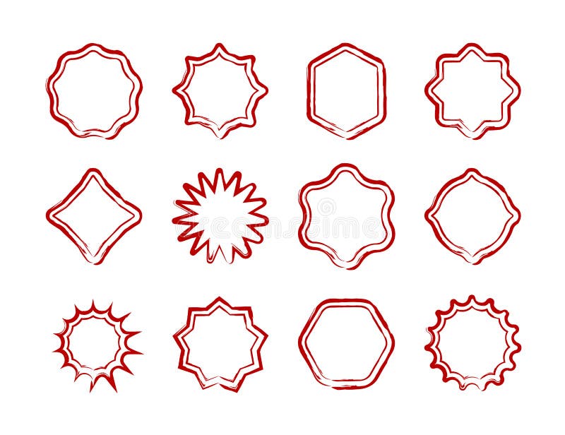 Ribbon Badge Stamp Blank Distressed Stock Illustrations – 13 Ribbon ...