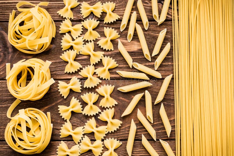 Big Collection of Italian Pasta Stock Photo - Image of cook, famous ...