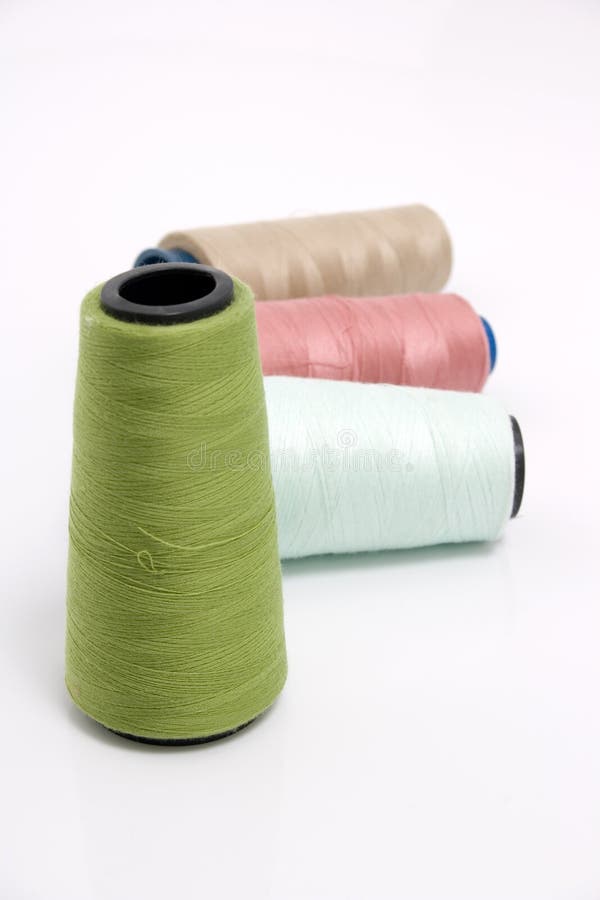 Sewing Threads, Sewing Centimeter or Measuring Tape, Isolated on White ...