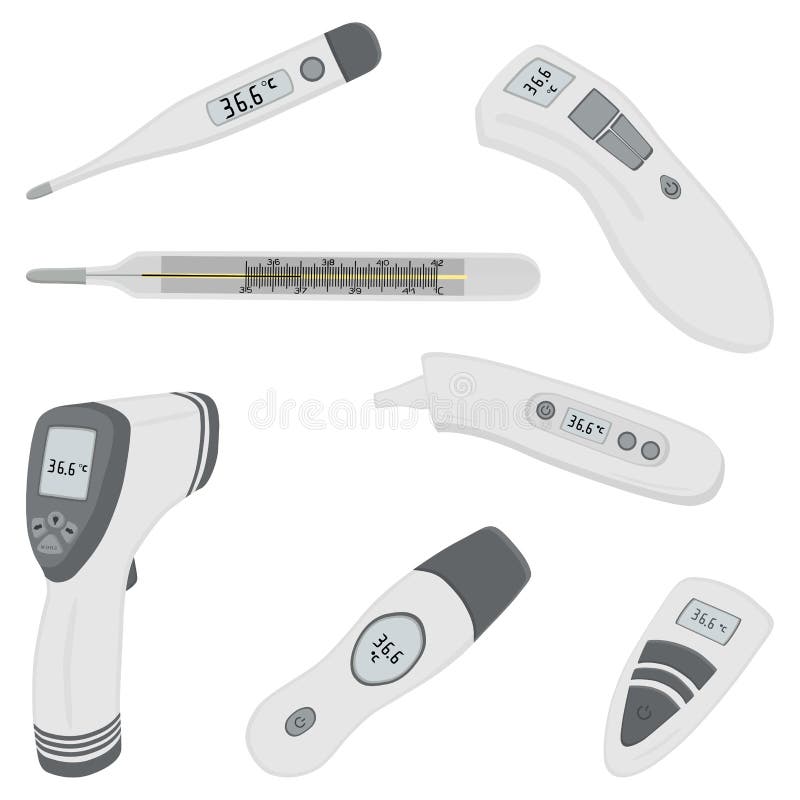 Types Thermometer Stock Illustrations – 157 Types Thermometer Stock ...