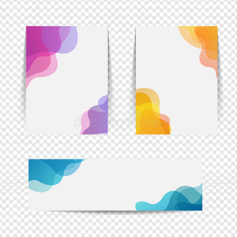 Big Colorful Collection Banner Isolated Transparent Background Stock ...