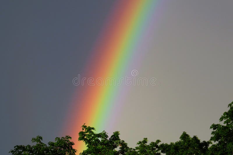 Big Colorful Rainbow stock photo. Image of season, park - 84237996