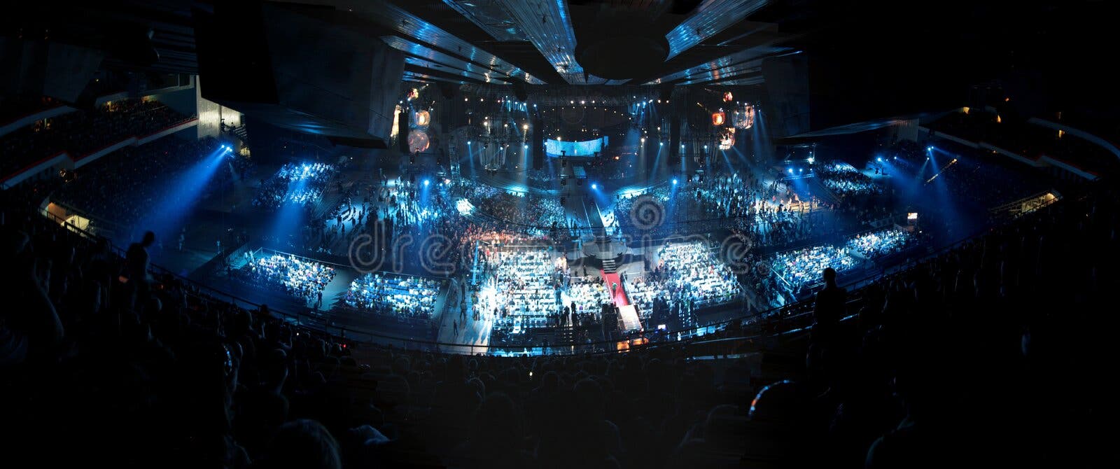 Panorama of Concert Hall with Organ Stock Image - Image of open, music ...