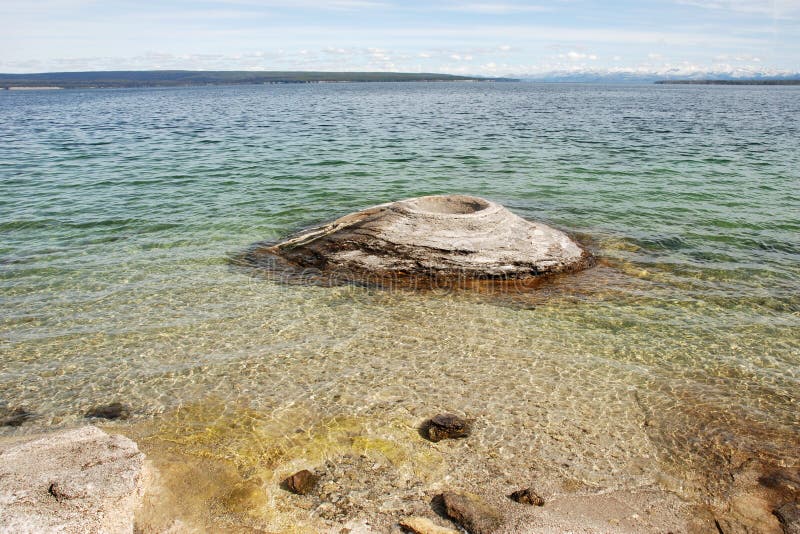 Big Cone Geyser stock image. Image of geothermal, scenic - 11306595
