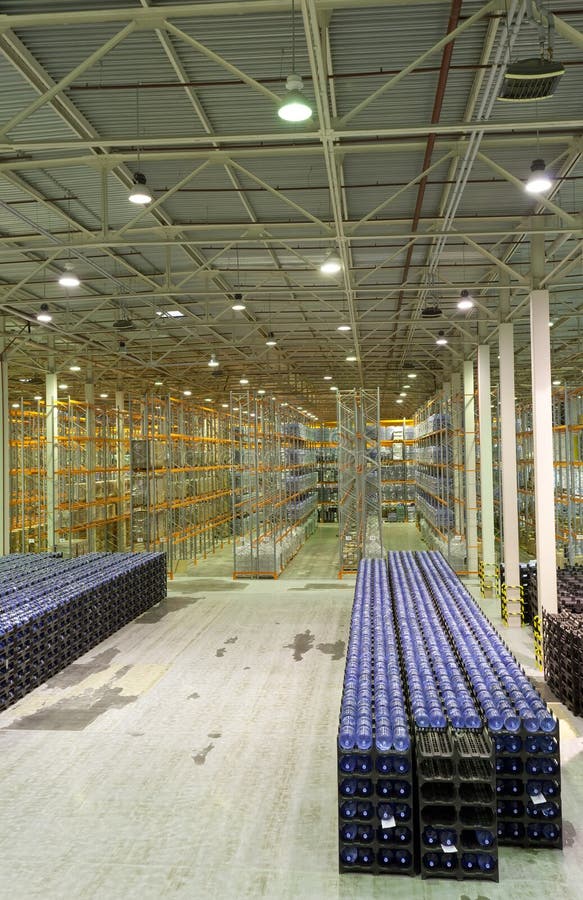 Big Constitution for Storage of Finished Goods Stock Photo - Image of ...