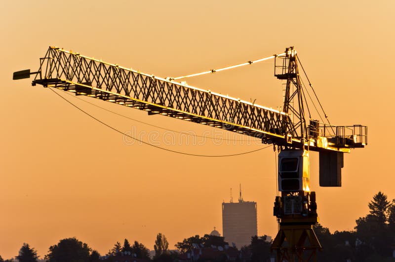 Big construction crane stock photo. Image of engineering - 27886608