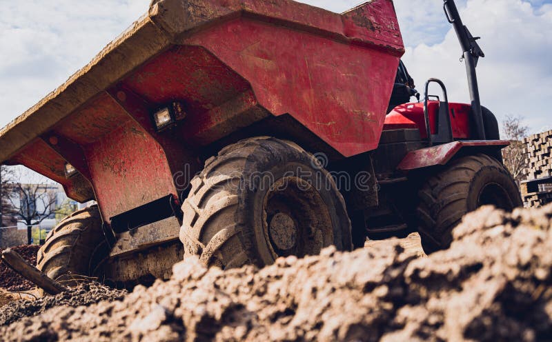 Big Construction Site with Construction Machinery in the Construction ...