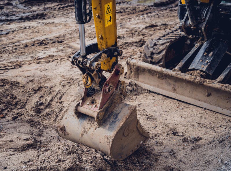 Big Construction Site with Construction Machinery in the Construction ...