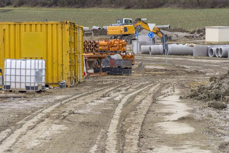 Big construction site stock photo. Image of construction - 117303336
