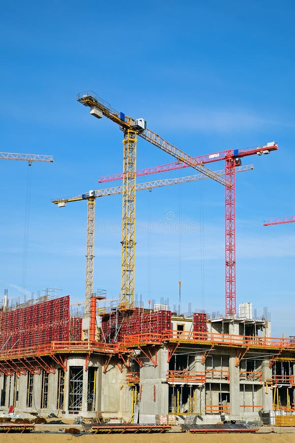 Big construction site stock image. Image of development - 41087325