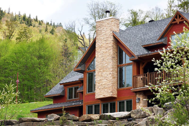 Cottage in the Hills. stock image. Image of nature, hills - 14206351