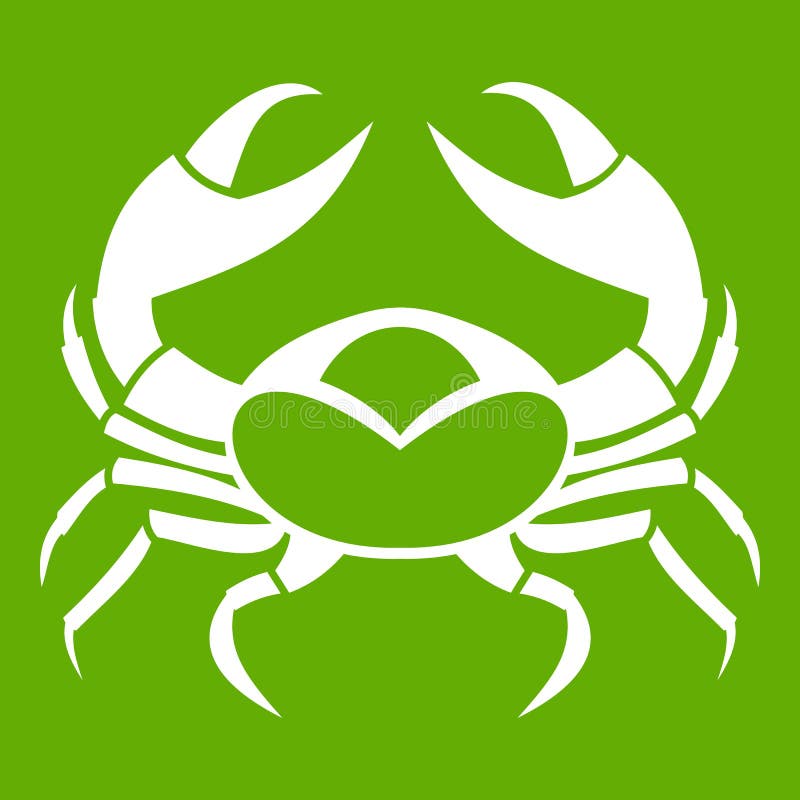 Crab icon, outline style stock vector. Illustration of black - 83658394