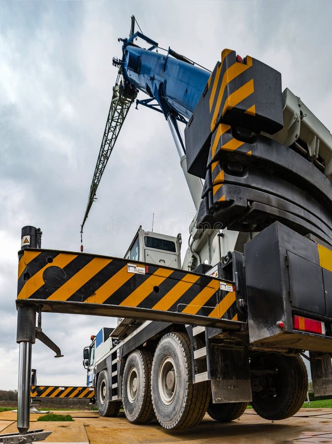 Big Crane High Resolution Panoramic View Stock Photo - Image of engine ...