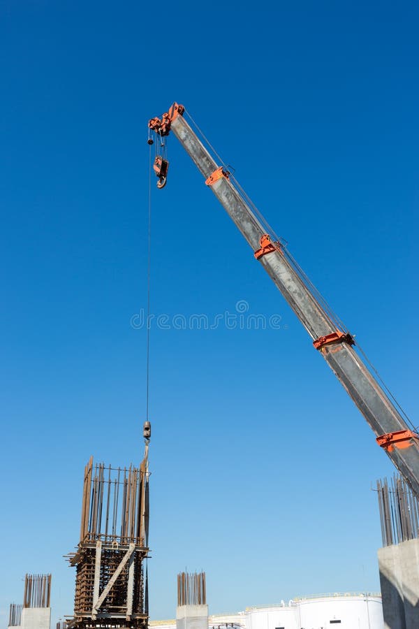 Big crane stock photo. Image of compete, forward, racetrack - 56451080