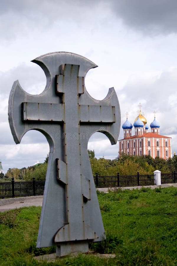 Big cross stock photo. Image of detail, gravestone, christianity - 1302526