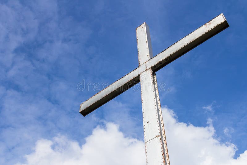 Big cross stock image. Image of cross, symbol, dramatic - 63096973