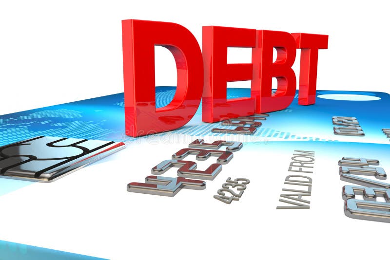 Reducing debt stock illustration. Illustration of interest - 20487581