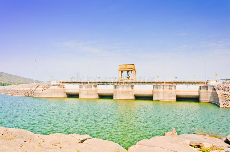 Big dam stock image. Image of orange, gates, nice, brisbane - 50561019