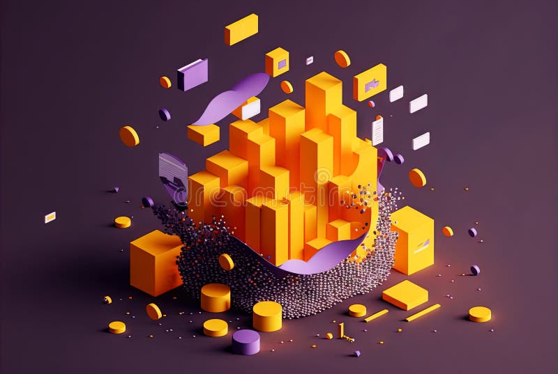 Big Data Abstract Concept with Data Clusters Collected by Server ...