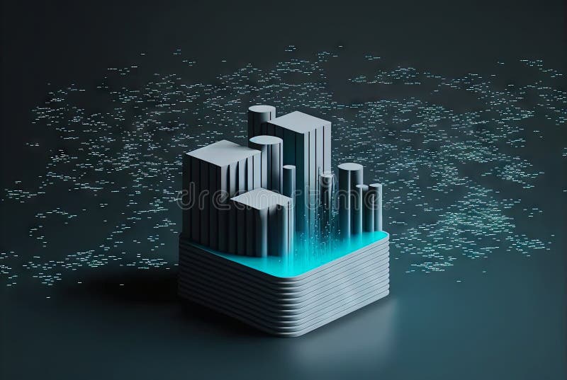 Big Data Abstract Concept with Data Clusters Collected by Server ...