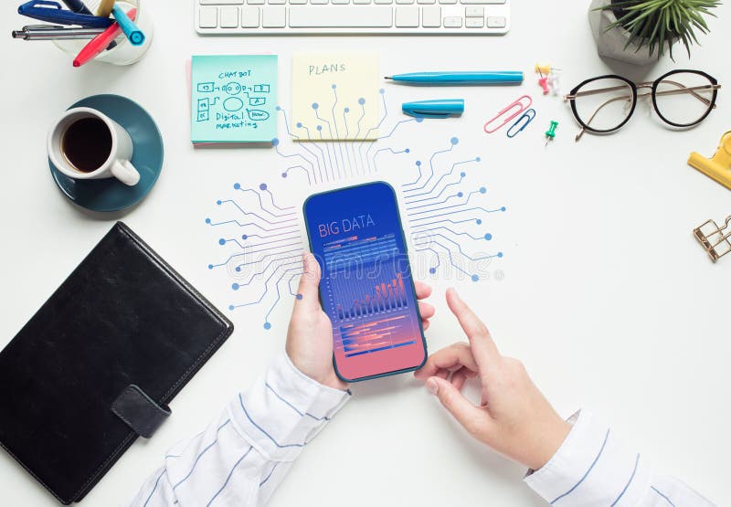 Big Data and Ai,Artificial Intelligence Technology Concepts.with Smart ...