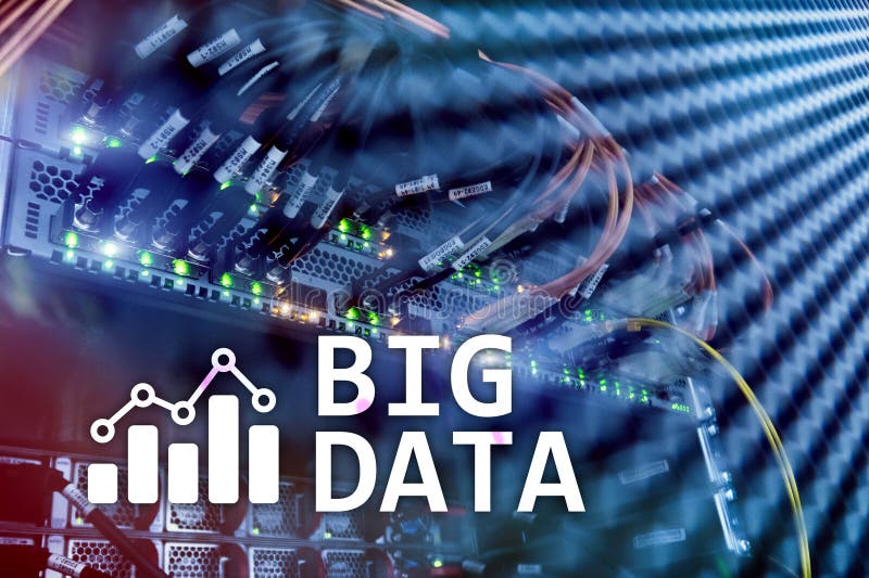 Big Data Analysing Server. Internet and Technology Stock Photo - Image ...