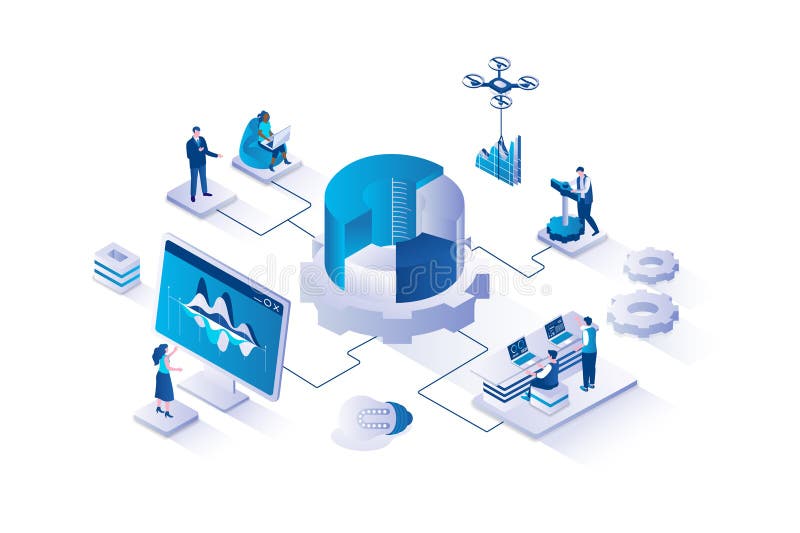Big Data Analysis Isometric Stock Illustrations – 4,391 Big Data Analysis Isometric Stock ...