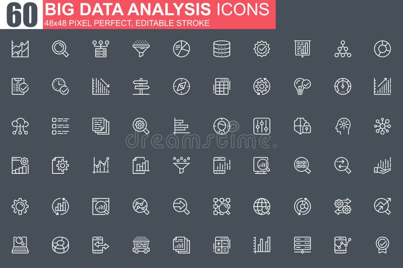 Data Analysis Icon Stock Illustrations – 145,622 Data Analysis Icon ...